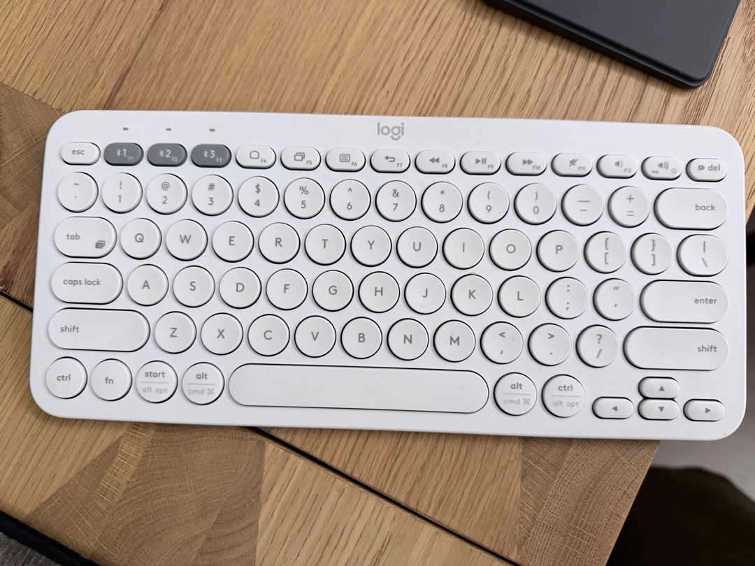 LogitechKeyboard - White, Computers & Tech, Parts & Accessories ...