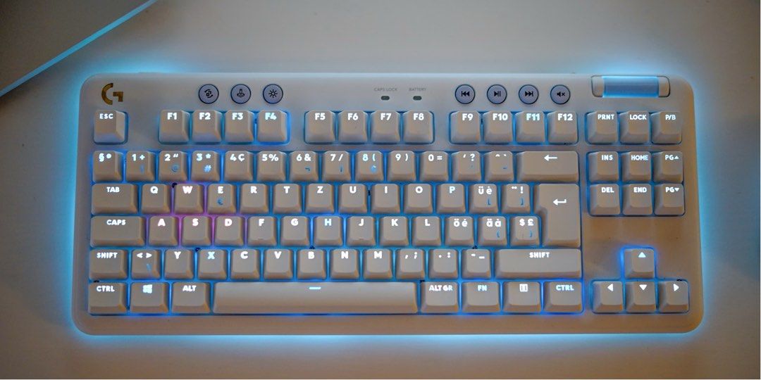 Logitech Mechanical Wireless Keyboard - White G715 linear, Computers ...