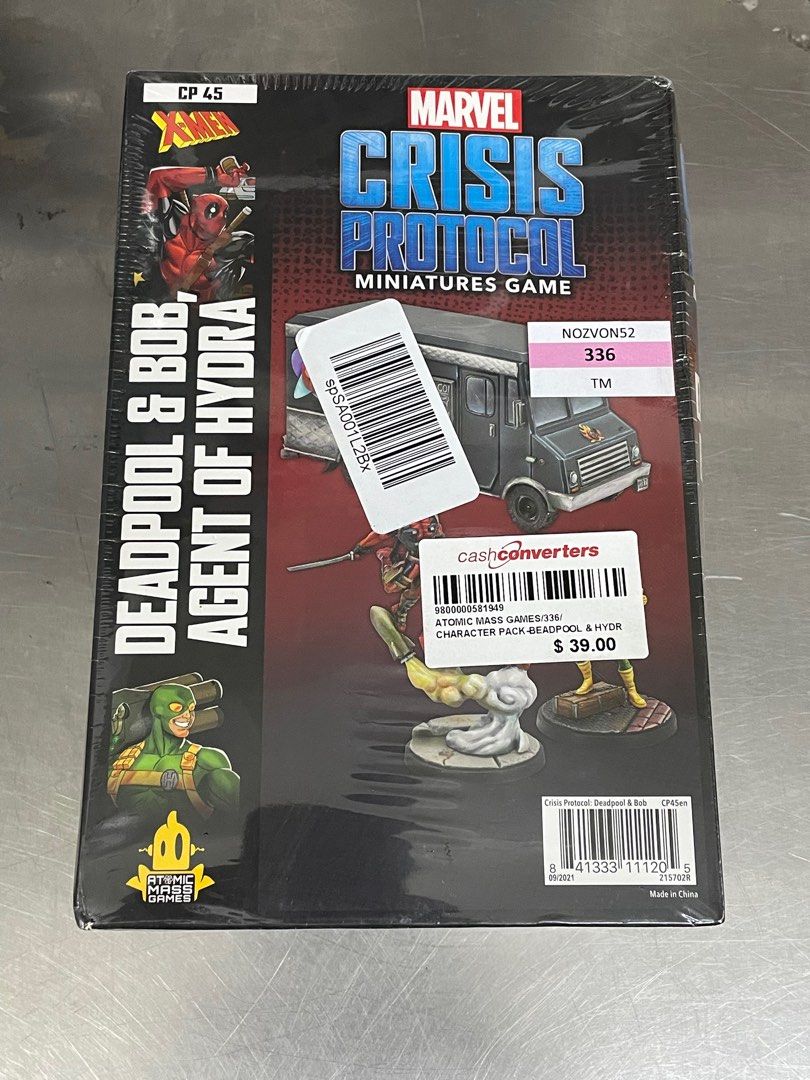 Marvel Crisis Protocol: Deadpool & Bob & Taco Truck - Marvel Miniatures ...