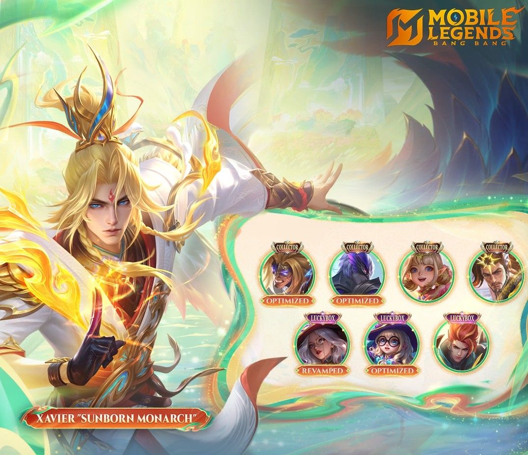 [mlbb] joki spin collector cc skin xavier lapu lapu angela badang ...