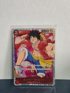 One Piece Card Game - Monkey D. Luffy OP05-001 SEC, Hobbies & Toys ...