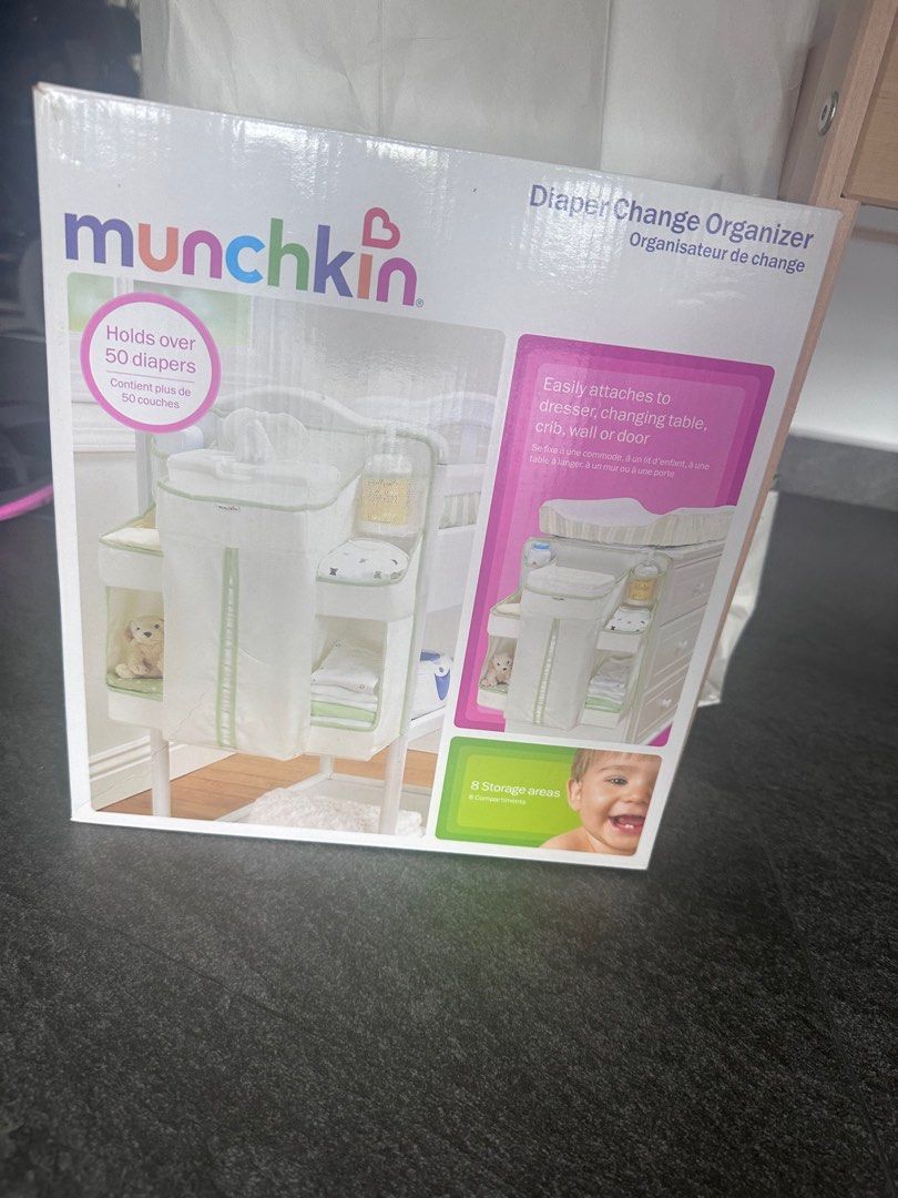Munchkin Diaper Change Organizer, Babies & Kids, Bathing & Changing ...
