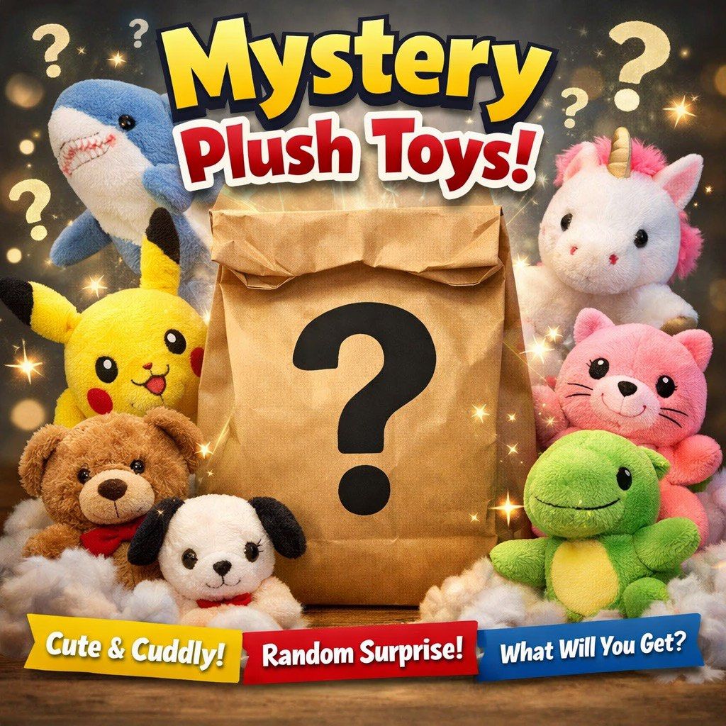 Mystery Box Plush Toy - Surprise Collectible Plush Toy, Hobbies & Toys ...