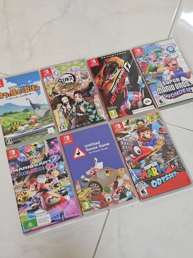 Nintendo Switch Games - Need For Speed/Demon Slayer etc., Video Gaming ...