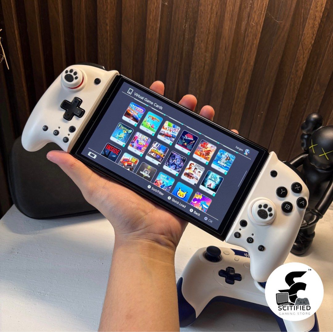 Nintendo Switch OLED | 64GB+ 1TB SD card with Digital Games, Video ...