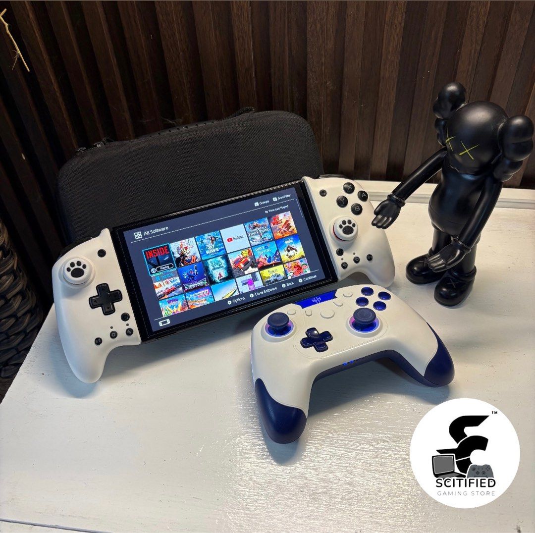 Nintendo Switch OLED | 64GB+ 1TB SD card with Digital Games, Video ...