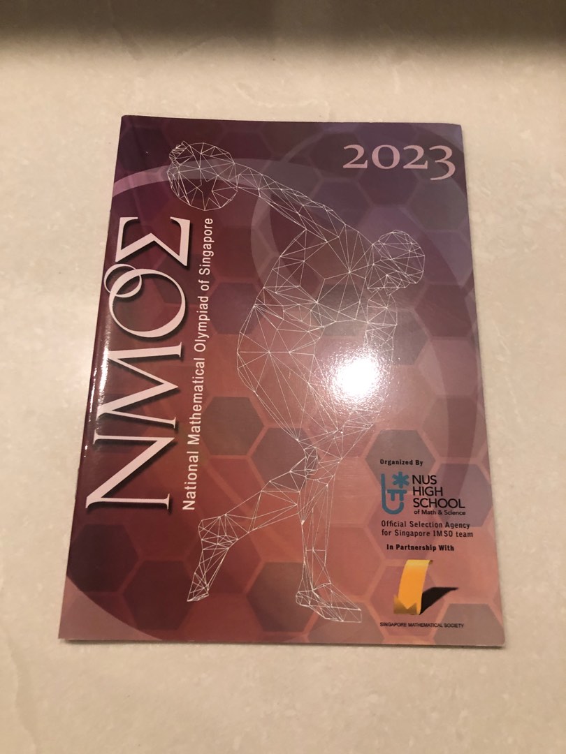 No Pen Marks NMOS National Mathematical Olympiad of Singapore, Hobbies ...