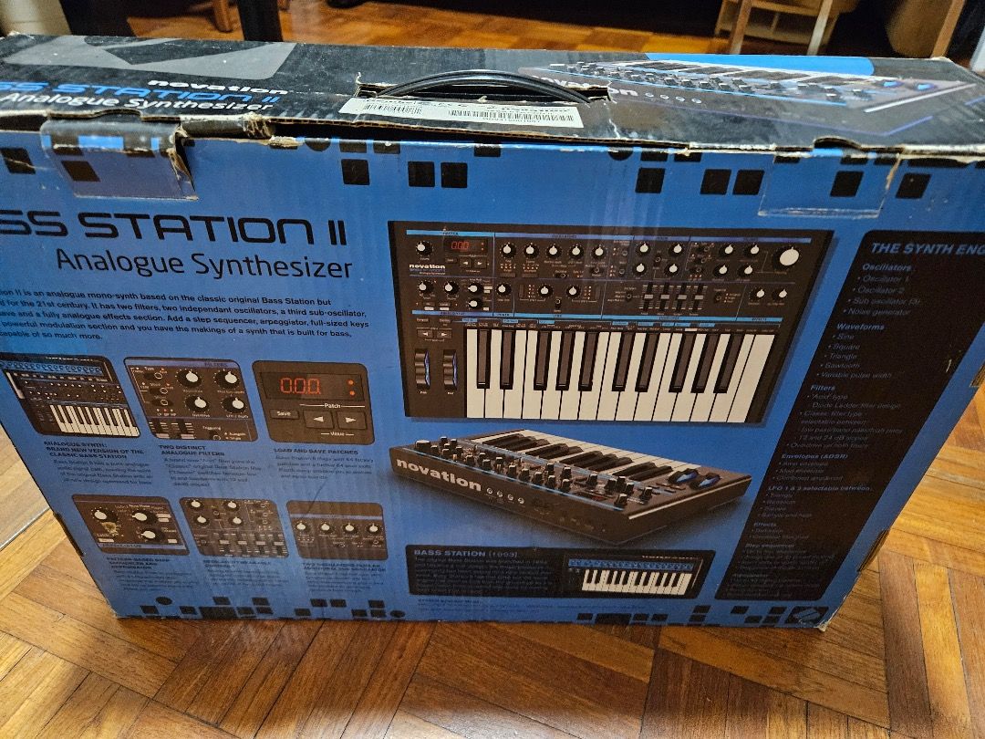 Novation Bass Station II Analogue Synthesizer, Hobbies & Toys, Musical ...