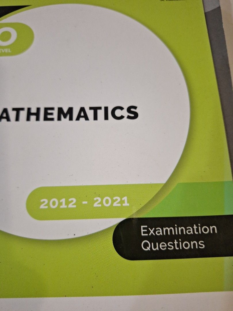 O Level Topical Mathematics Examination Questions, Hobbies & Toys ...