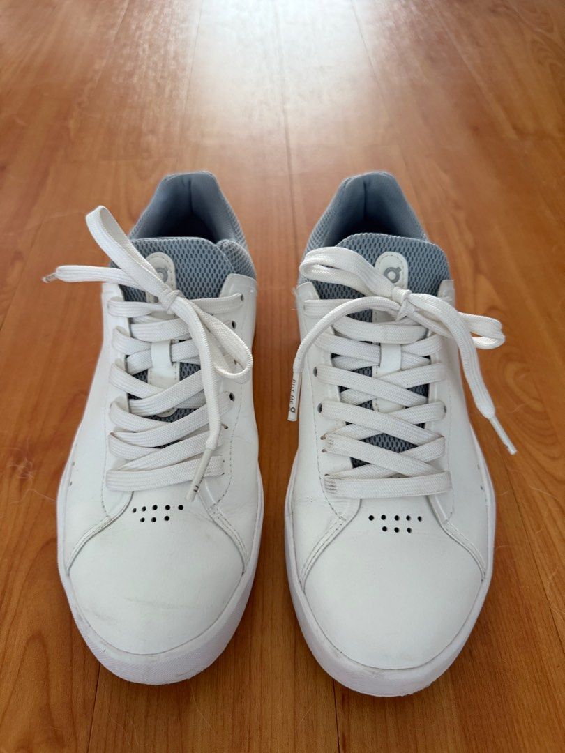 On Cloud The Roger Advantage White Sneakers, Women's Fashion, Footwear ...