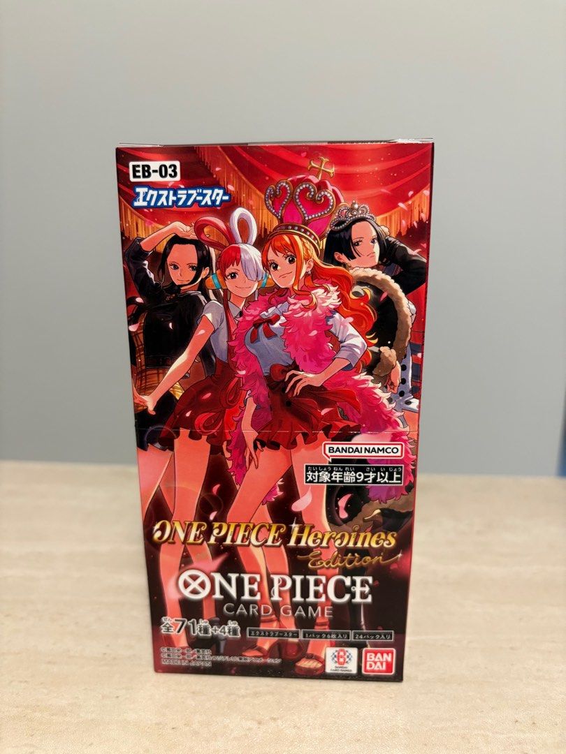 One Piece Card Game Heroines Edition EB03 EB-03 JP Booster Box, Hobbies ...