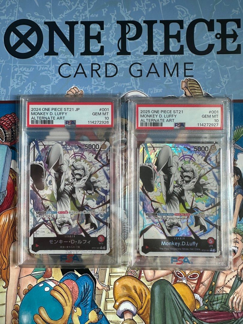 One Piece Card Game Monkey D. Luffy Alternate Art PSA 10, Hobbies ...
