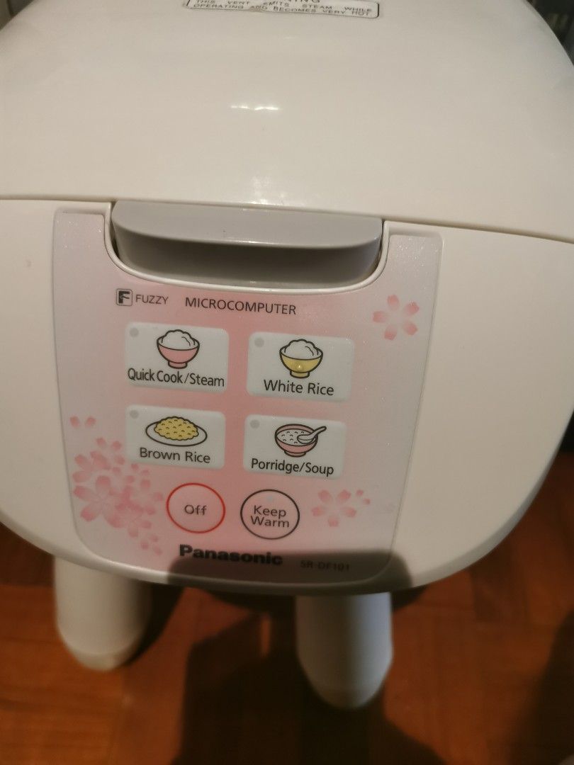 Panasonic Fuzzy Logic Rice Cooker, 家庭電器, 廚房電器, 鍋具 - Carousell