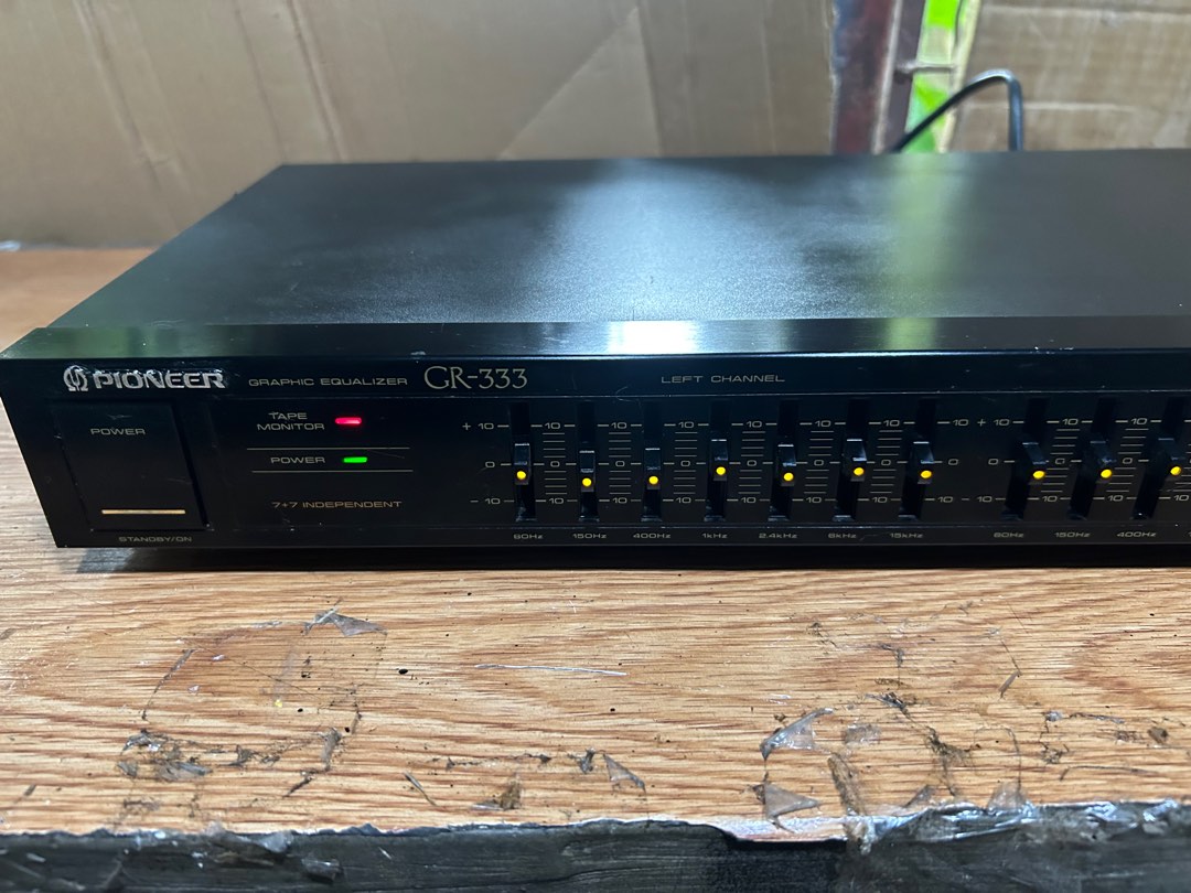 Pioneer GR-333 Graphic Equalizer AC 220 VOLTS MADE IN JAPAN, Audio ...