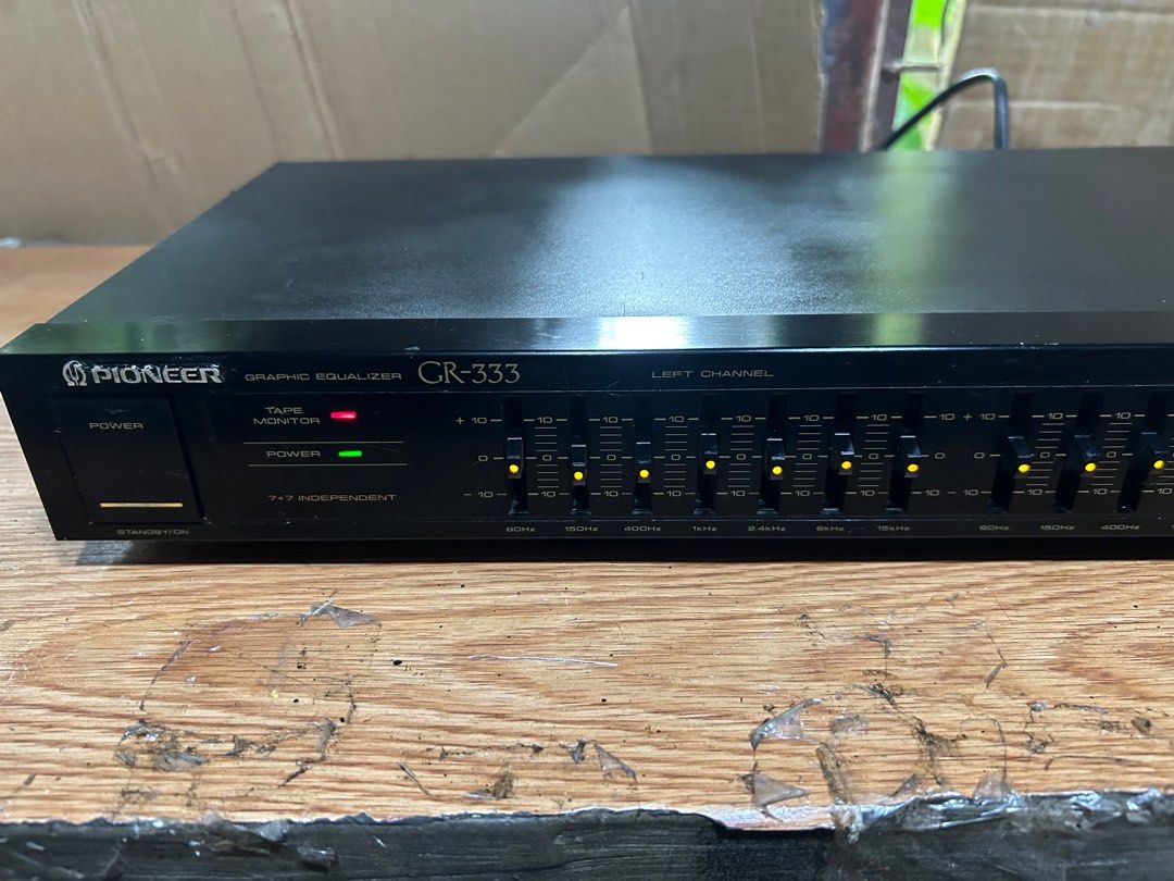 Pioneer GR-333 Graphic Equalizer AC 220 VOLTS MADE IN JAPAN, Audio ...