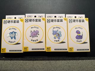 Pokemon Coin Set - Machamp 151, Hobbies & Toys, Toys & Games on Carousell