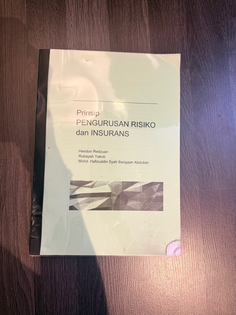 Prinsip Pengurusan Risiko dan Insurans, Hobbies & Toys, Books ...