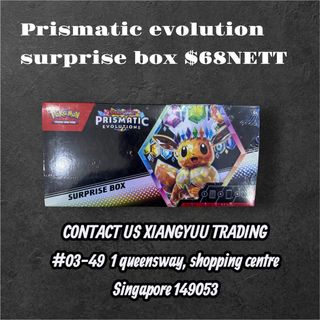 Prismatic Evolution Surprise Box, Hobbies & Toys, Toys & Games on Carousell