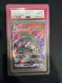 2021 Pokemon SWSH Rayquaza VMAX Secret Rare PSA 10, Hobbies & Toys ...