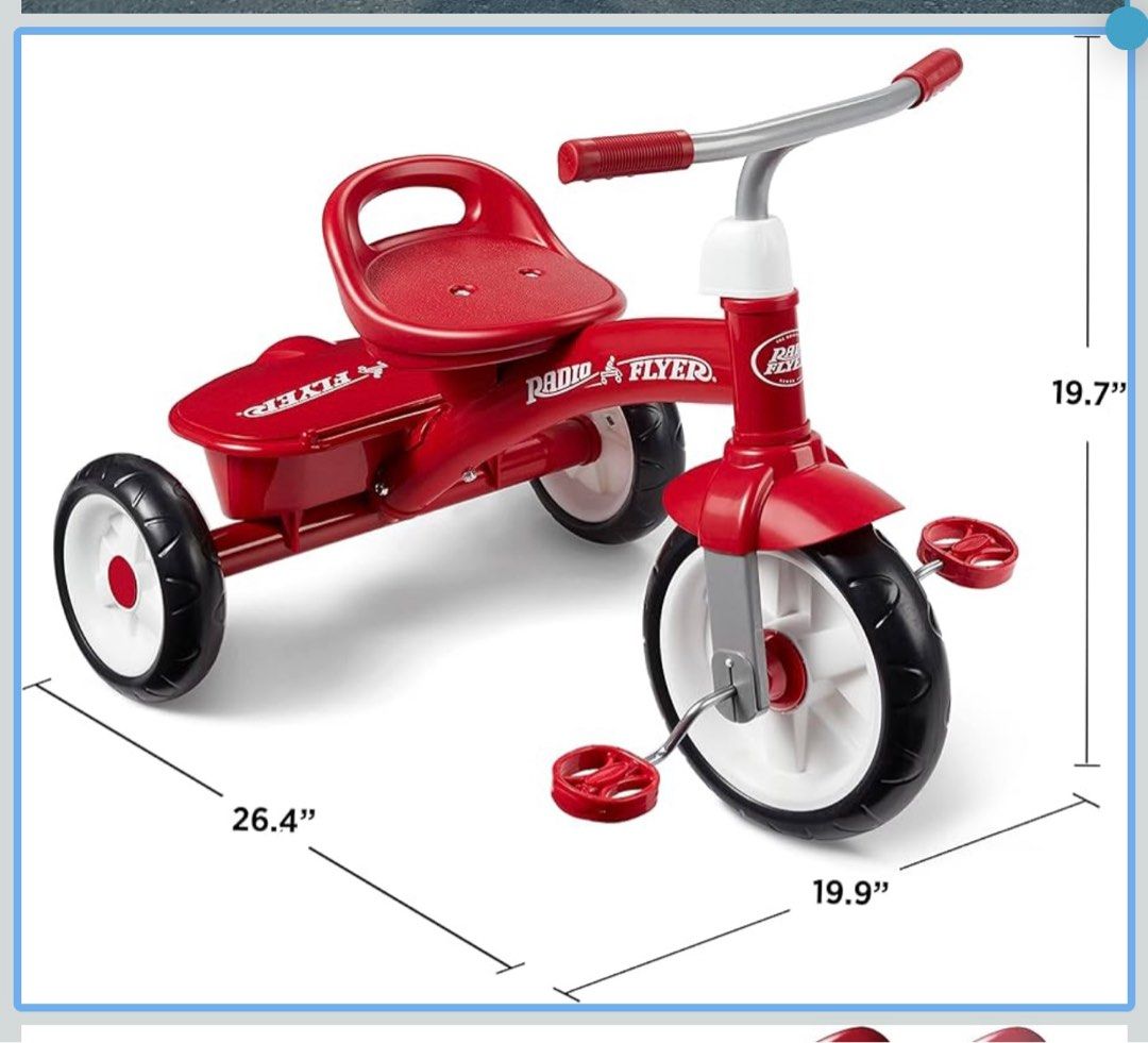 Radio Flyer Red Rider Tricycle, Sports Equipment, Bicycles & Parts ...