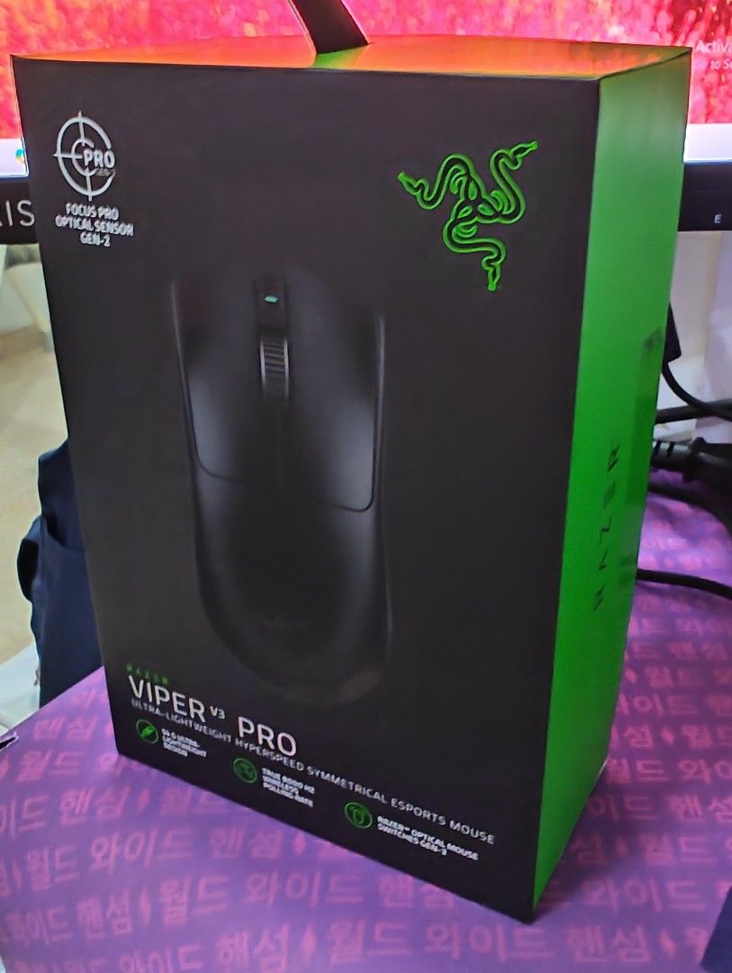 Razer Viper V3 Pro Wireless Gaming Mouse, Computers & Tech, Parts ...