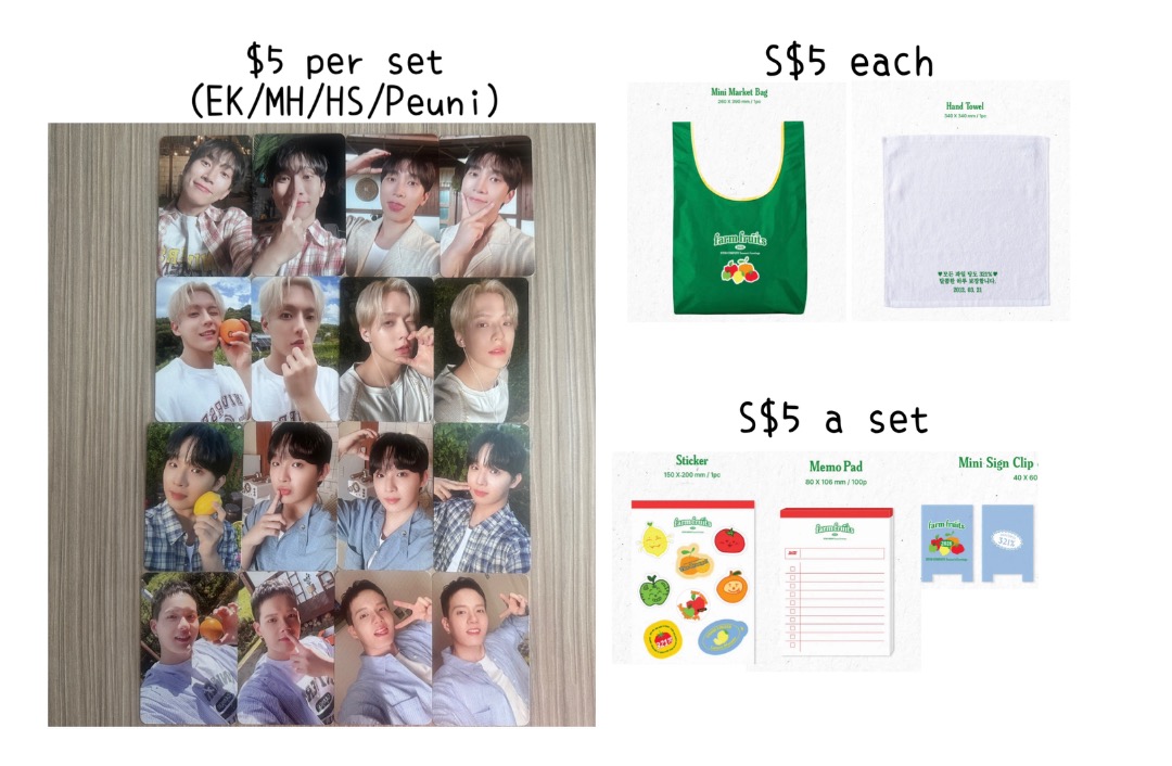 (Separate items sale) BTOB COMPANY Farm Fruits Season Greetings 2026 ...