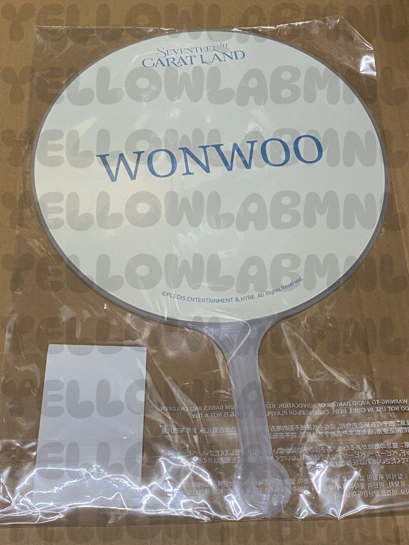SEVENTEEN SVT Carat land Caratland 2025 Jeon Wonwoo Image Picket Uchiwa ...