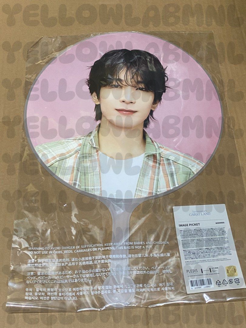 SEVENTEEN SVT Carat land Caratland 2025 Jeon Wonwoo Image Picket Uchiwa ...