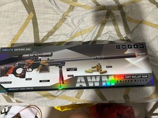 Building block shell ejecting toy gun pistol nerf bullet, Hobbies ...