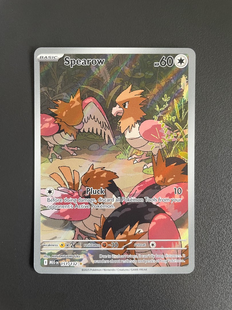 Spearow ir 151/132 meg, Hobbies & Toys, Toys & Games on Carousell