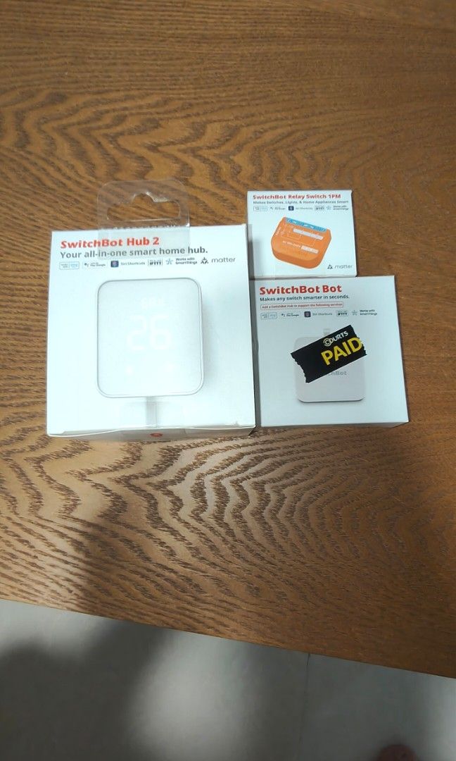 SwitchBot Hub 2 + Bot + Relay switch, Furniture & Home Living, Lighting ...
