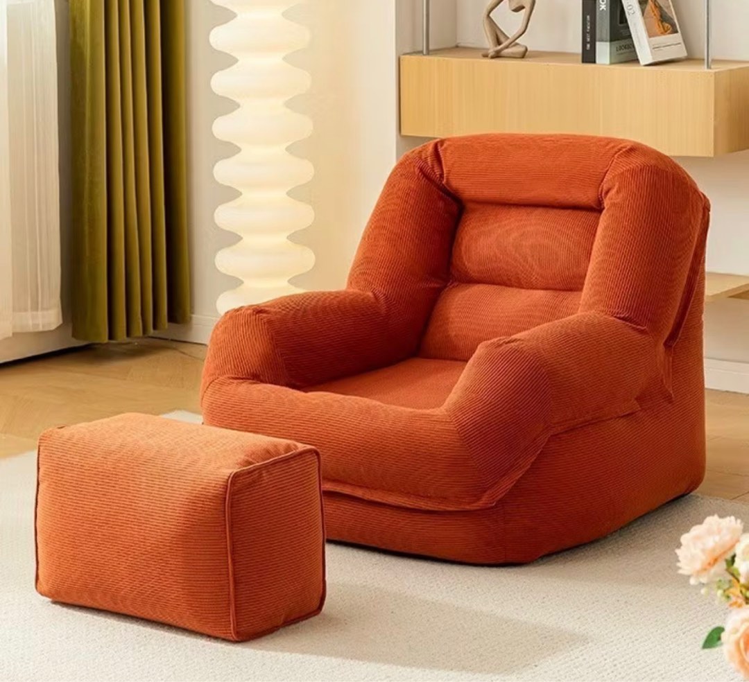 Tatami Lazy Sofa with Leg Rest WITH DIFFERENT COLORS AND 2 SIZES ...
