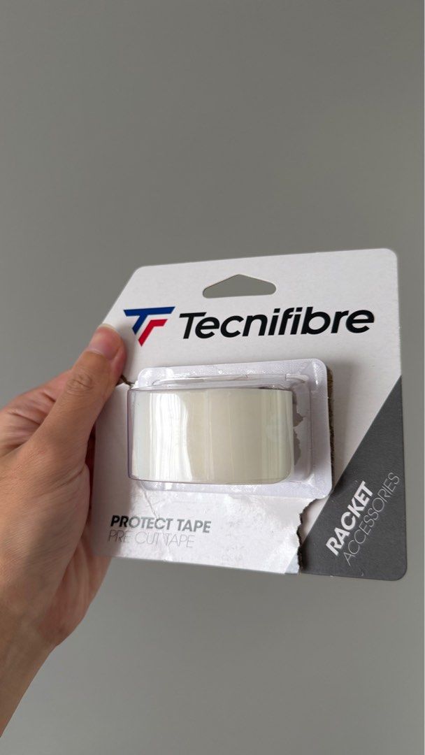 Tecnifibre Protect Tape - Pre-Cut for tennis, squash, Sports Equipment ...