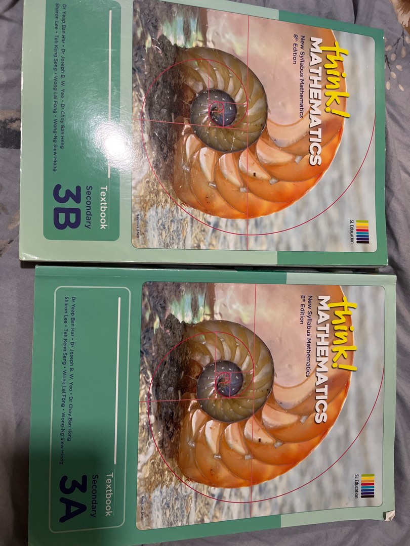 Think! Mathematics Textbook 3A & 3B, Hobbies & Toys, Books & Magazines ...