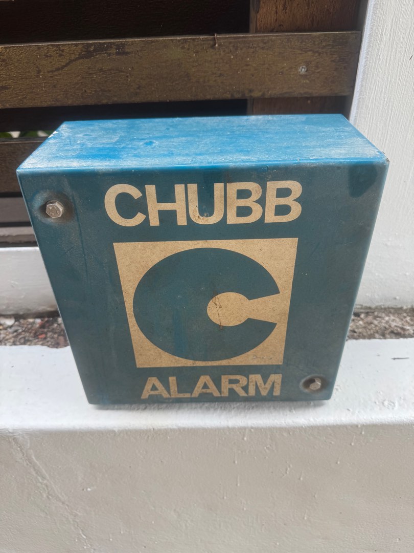 Vintage Chubb Alarm Box —- vintage collectible, or to be used as a ...