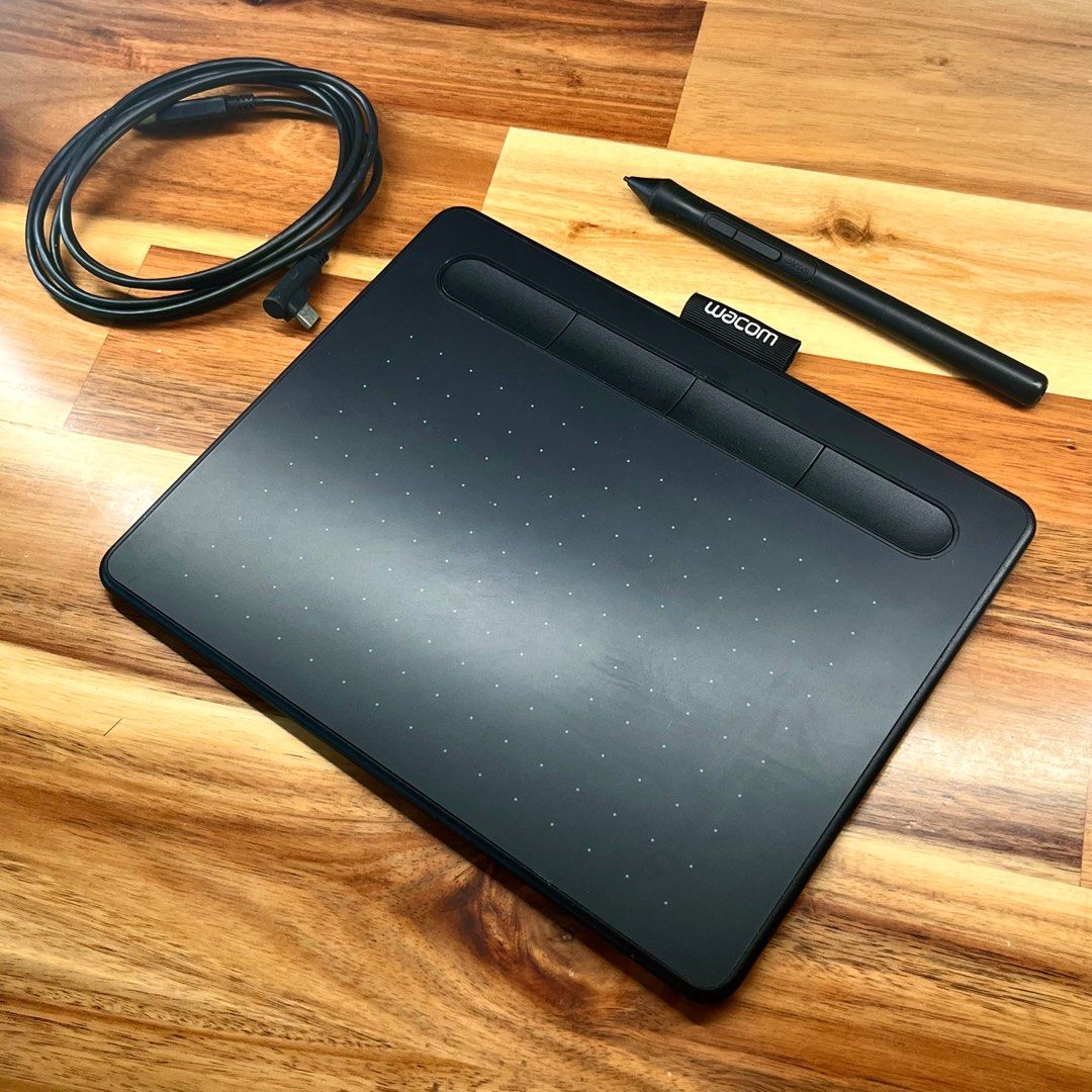 Wacom Intuos S Black CTL 4100 Drawing Tablet, Computers & Tech, Parts ...