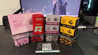 Snpurdiri 60% Wired Red Switch Mechanical Keyboard Black-Red Keycaps ...