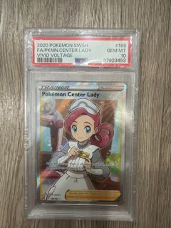 Pokemon Center Lady #185 PSA 10, Hobbies & Toys, Toys & Games on Carousell