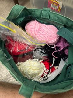 Yarn Bundle - Red and Grey, Hobbies & Toys, Stationery & Craft, Craft ...