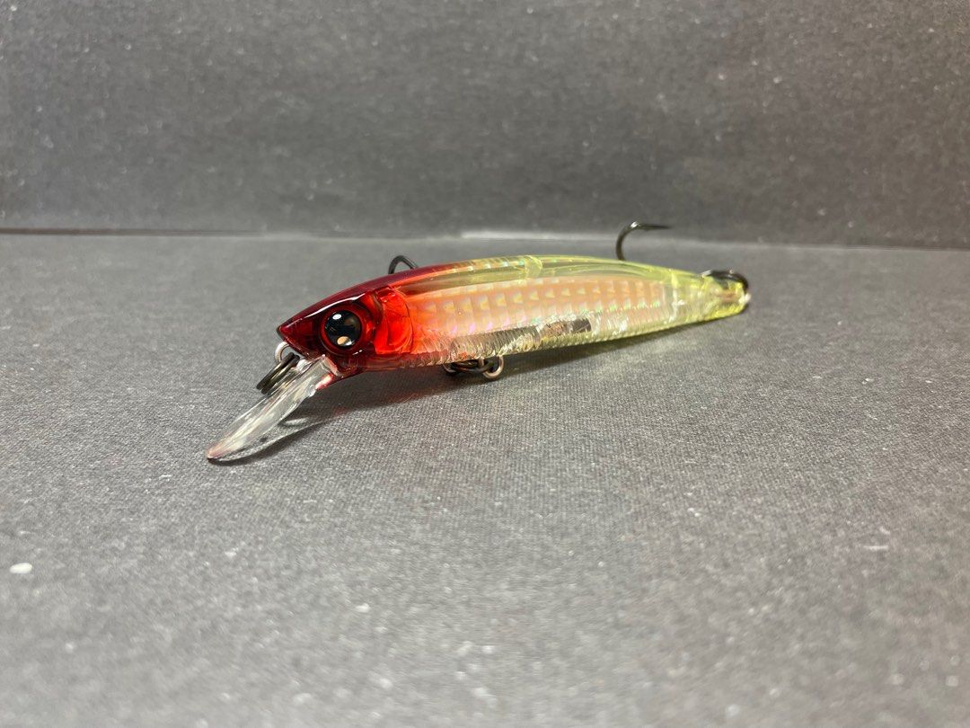 YoZuri 3DB JerkBait 90F, red head chart, fishing lure #0533, Sports ...