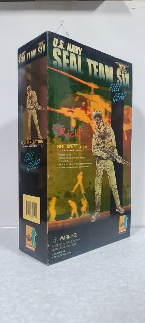 1/6 scale, 12-inch Dragon Models US Navy Seal Team 6 "Rick" Action ...