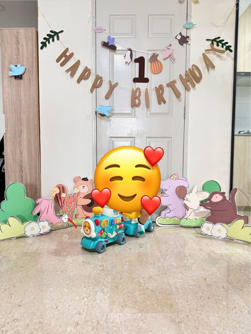 1st Birthday Party Decoration Set, Hobbies & Toys, Occasions & Party ...