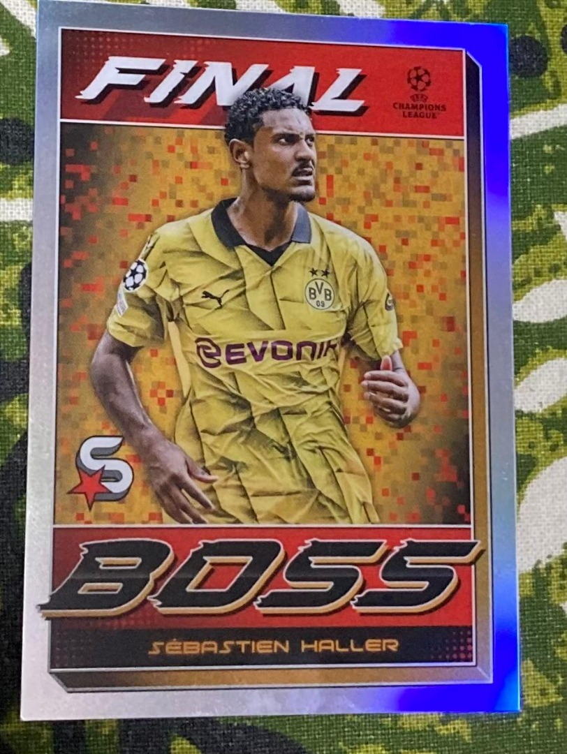 2023-24 Topps UEFA UCL Superstars Soccer Final Boss Chrome Sebastien ...