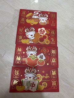 2026 Floral Red Packets /Ang Bao, Hobbies & Toys, Occasions & Party ...