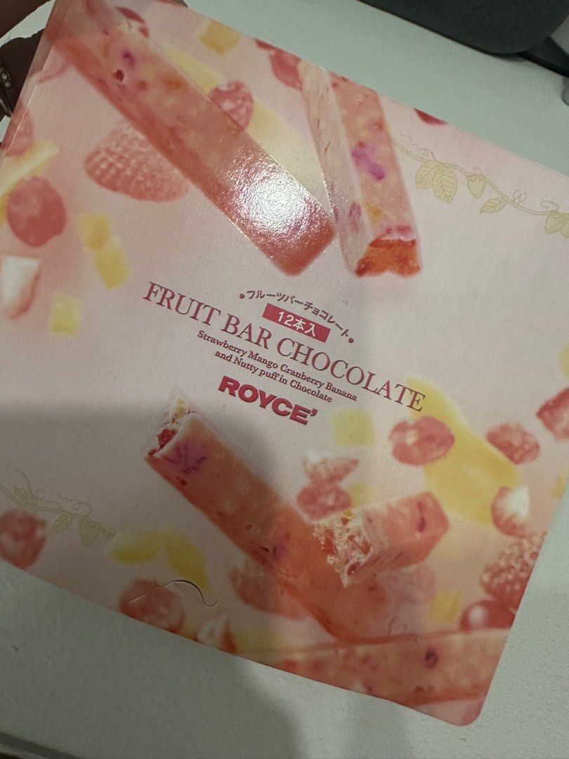 6 bars | ROYCE Fruit Bar & Matcha Chocolate, Food & Drinks, Packaged ...
