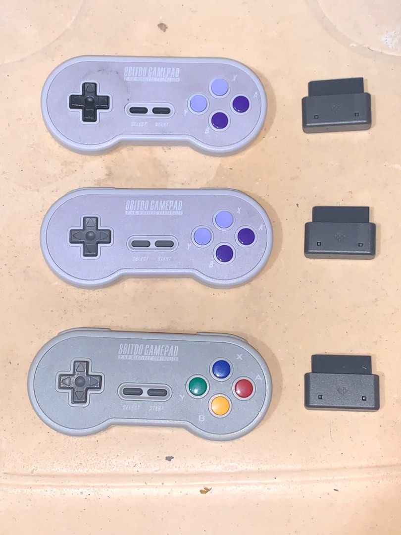 8BitDo SN30 SF30 2.4g controller set for SNES Super Famicom Analogue ...