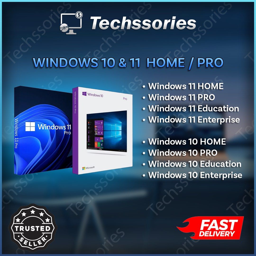🔐 Windows 11 & Windows 10 Pro / Home Activation Key | Digital License ...