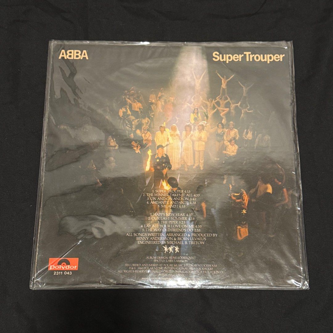 ABBA Super Trouper 12” Vinyl, Hobbies & Toys, Music & Media, Vinyls on ...