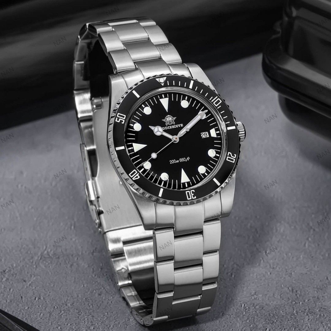 ADDIESDIVE 39mm Quartz Watch with Bi-directional Rotating Bezel AD2068 ...