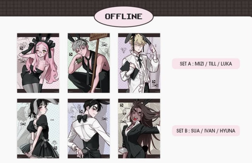 Alien stage SG cafe x Aniplus collab cafe benefit premium poster Ivan ...